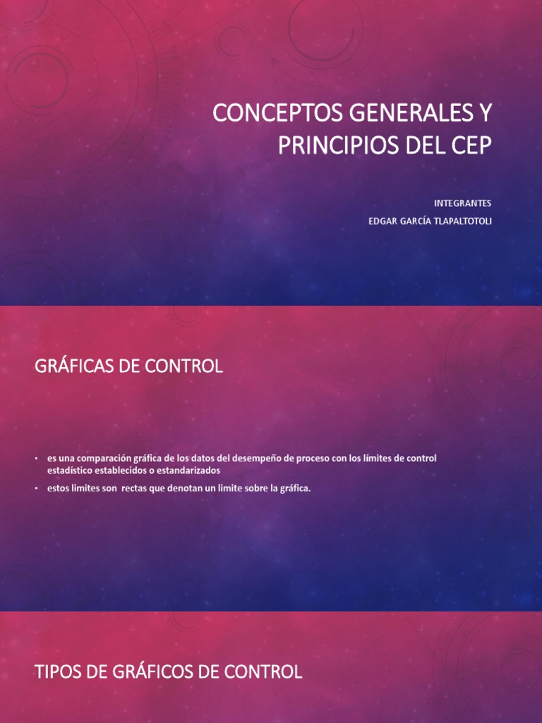 Conceptos Generales y Principios Del Cep | PDF