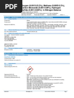 MSDS Un1002 Compressed Air | PDF | Safety | Occupational Safety And Health