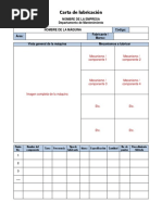 Formato para Carta de Lubricación No. 1 | PDF