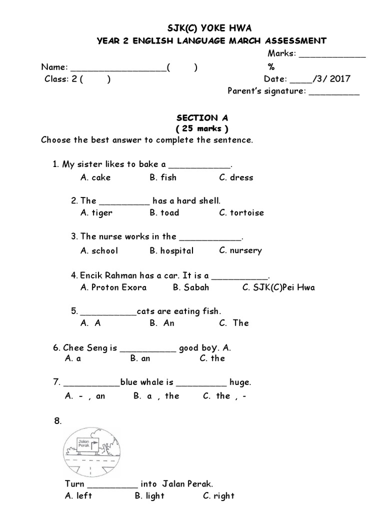BI Year 2 Mac Assessment Paper 1 | PDF | Languages