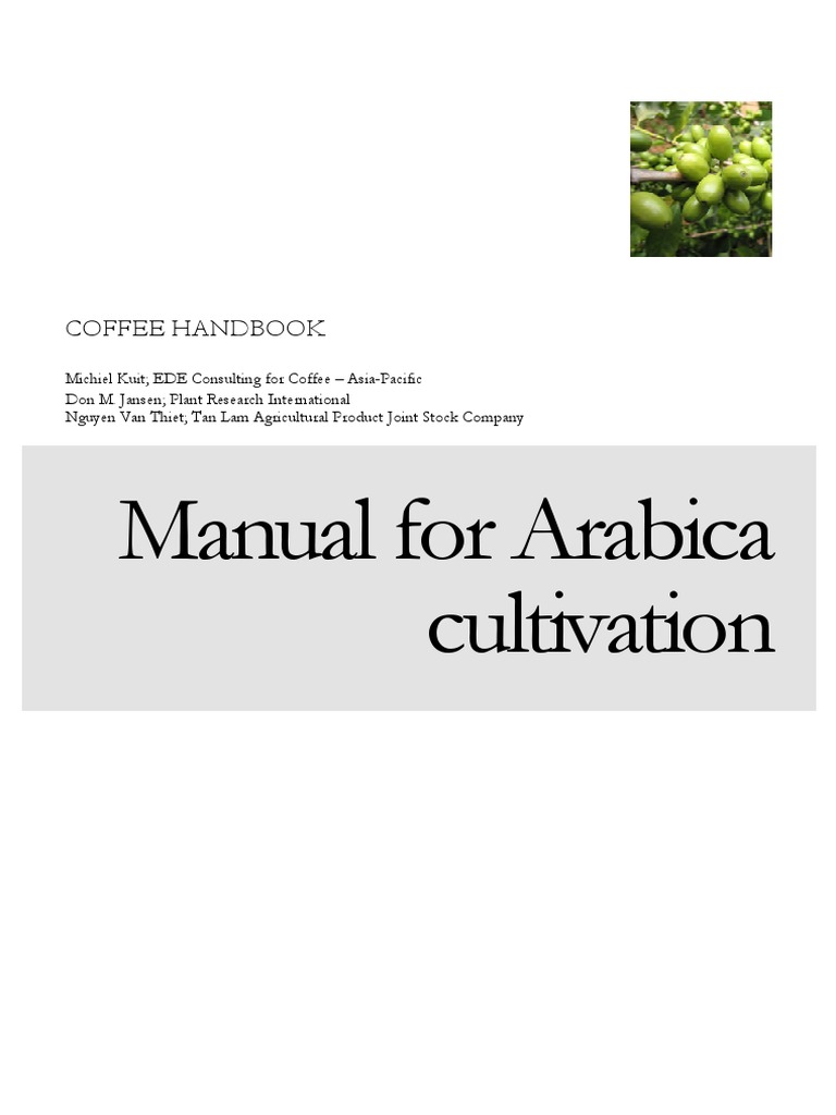 Manual For Arabica Cultivation Vs PDF | PDF | Coffee | Root