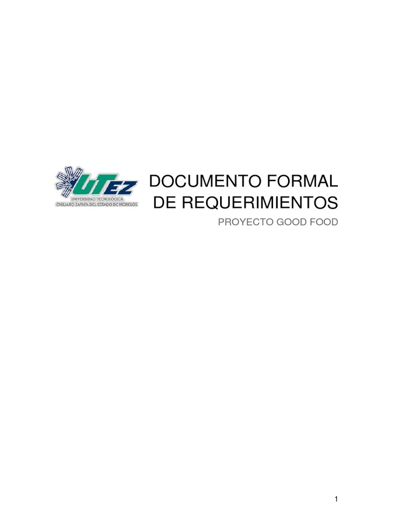 Documento Formal de Requerimientos | PDF | Aplicación movil | Android ...