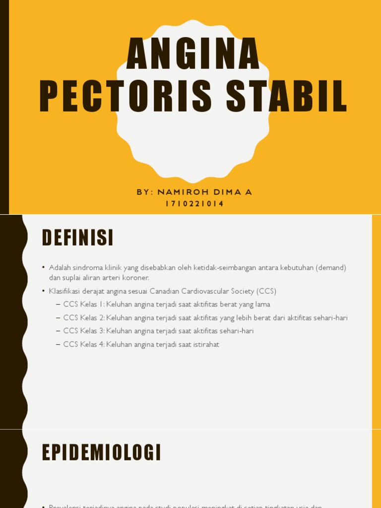 Angina Pectoris Stabil | PDF