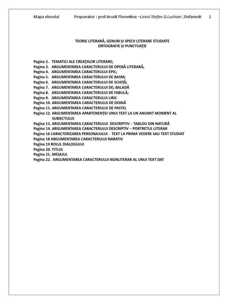 Separat Pregatire Supl - Set Aplicatii | PDF