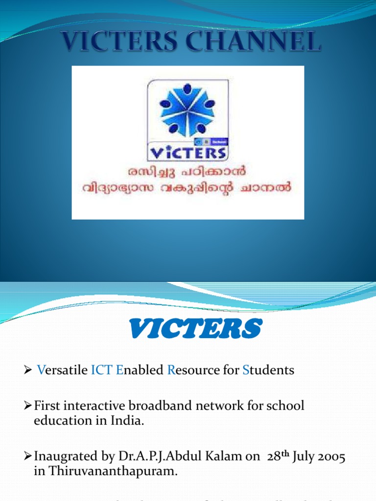 Victers Channel | PDF | Distance Education | Educational Technology