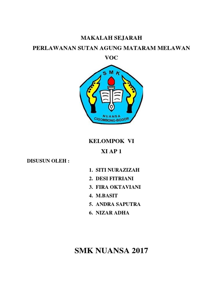 Perlawanan Sultan Agung Mataram terhadap VOC | PDF