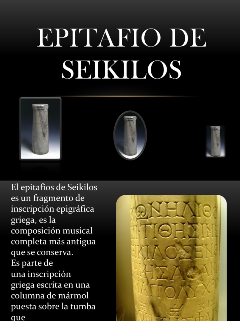 Epitafio de Seikilos | PDF | Composiciones Musicales | Musicología