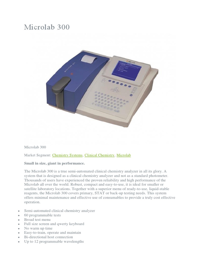 Microlab 300: Small in Size, Giant in Performance | PDF
