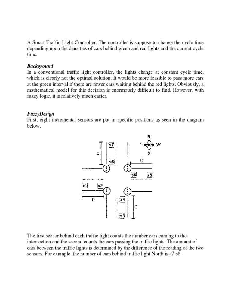 Fuzzy Traffice Light Controller | PDF | Traffic Light | Fuzzy Logic