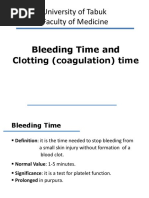 Bleeding Time & Clotting Time Practical New | PDF | Coagulation | Bleeding