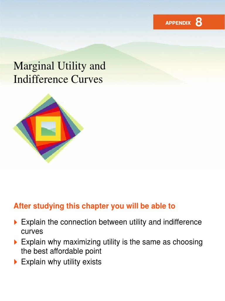 Marginal Utility & Indifference Curves | Download Free PDF | Utility ...