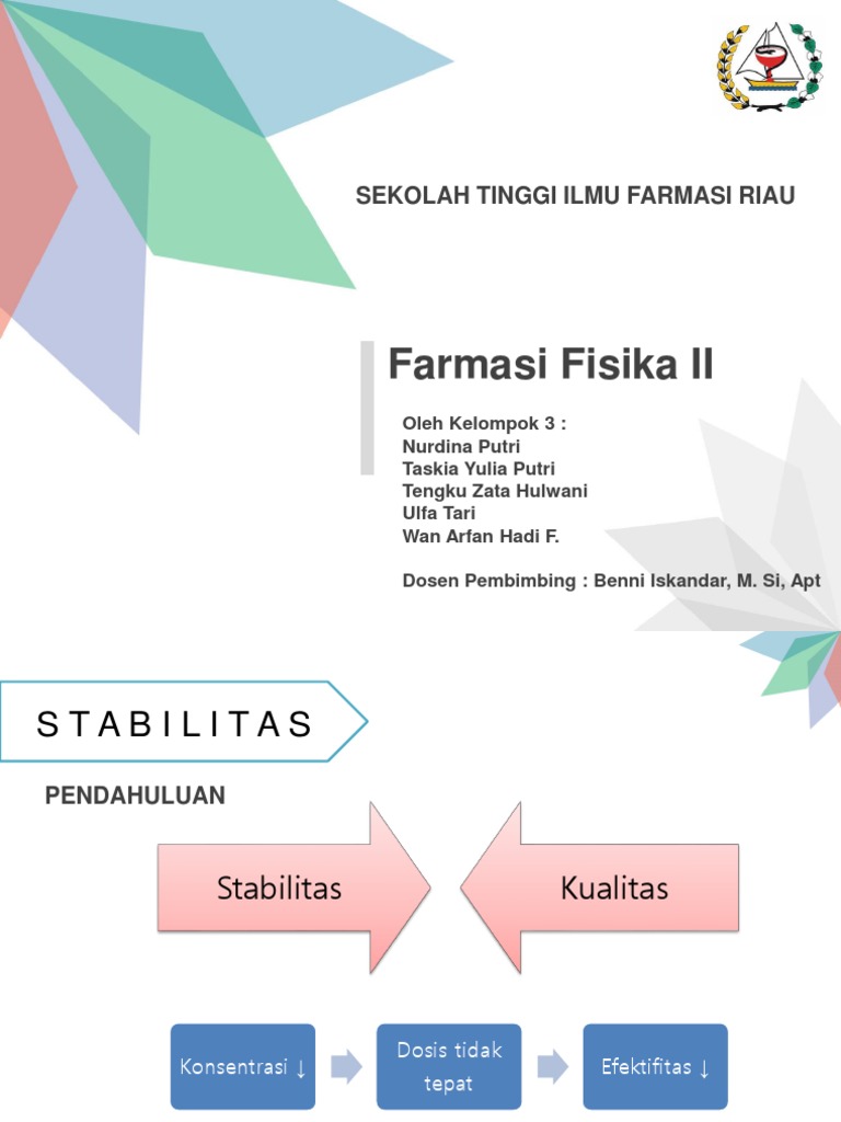 Farfis 2-Stabilitas | PDF