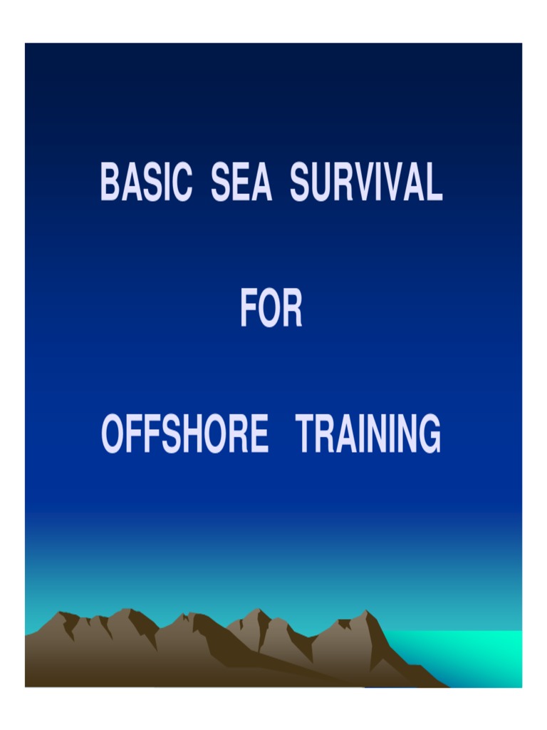 Basic Sea Survival Theory | PDF