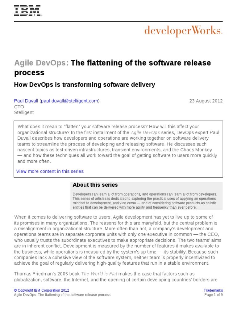 A Devops1 PDF | PDF | Agile Software Development | Software Development