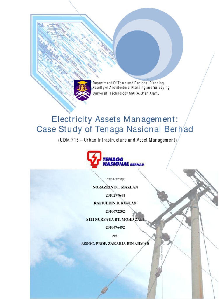 Electricity Assets Management Case Study of Tenaga Nasional Berhad ...