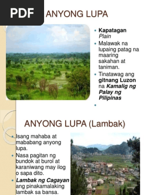 Mga Lambak Sa Pilipinas