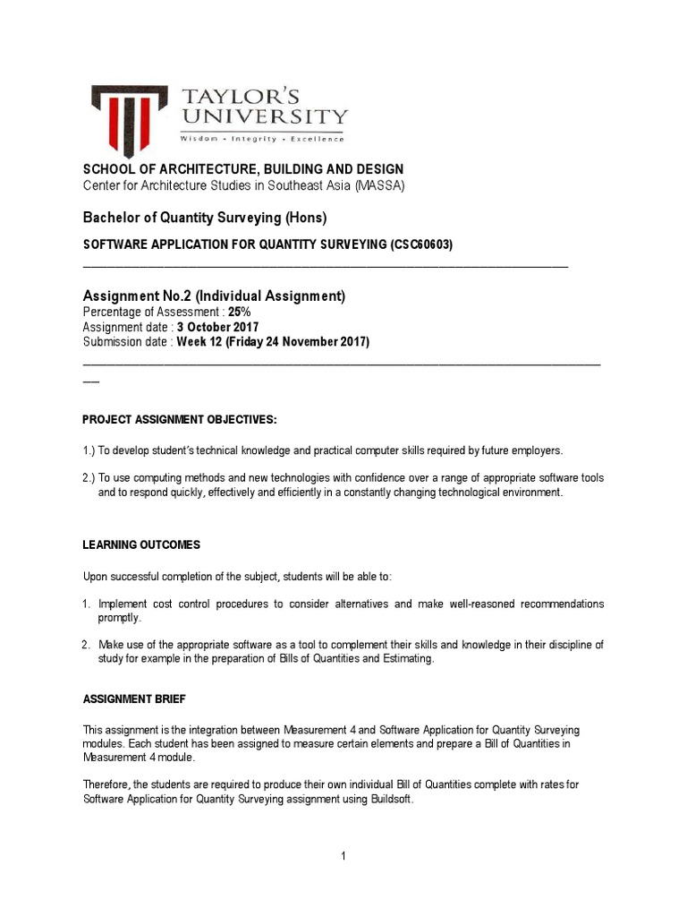 Software Application For Qs Assignment 2 17oct03 | PDF | Software ...