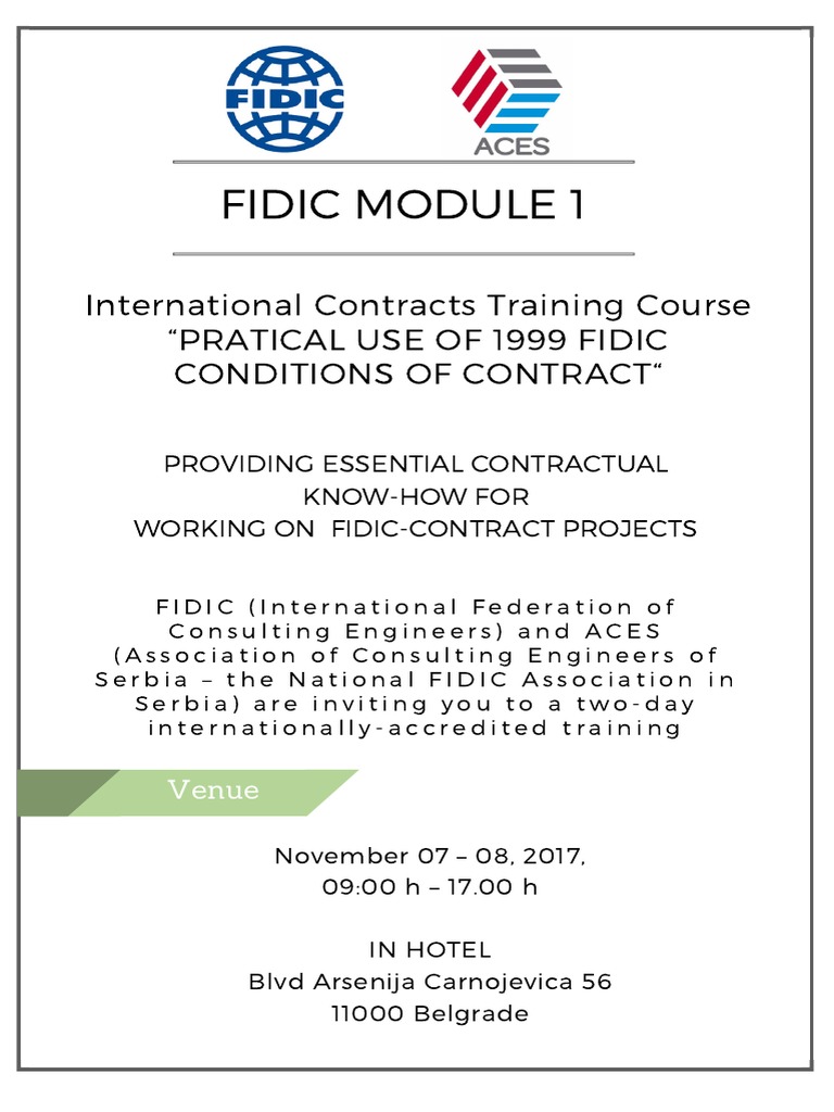 FIDIC Module 1 November 2017 Invitation Letter PDF | PDF | Government ...