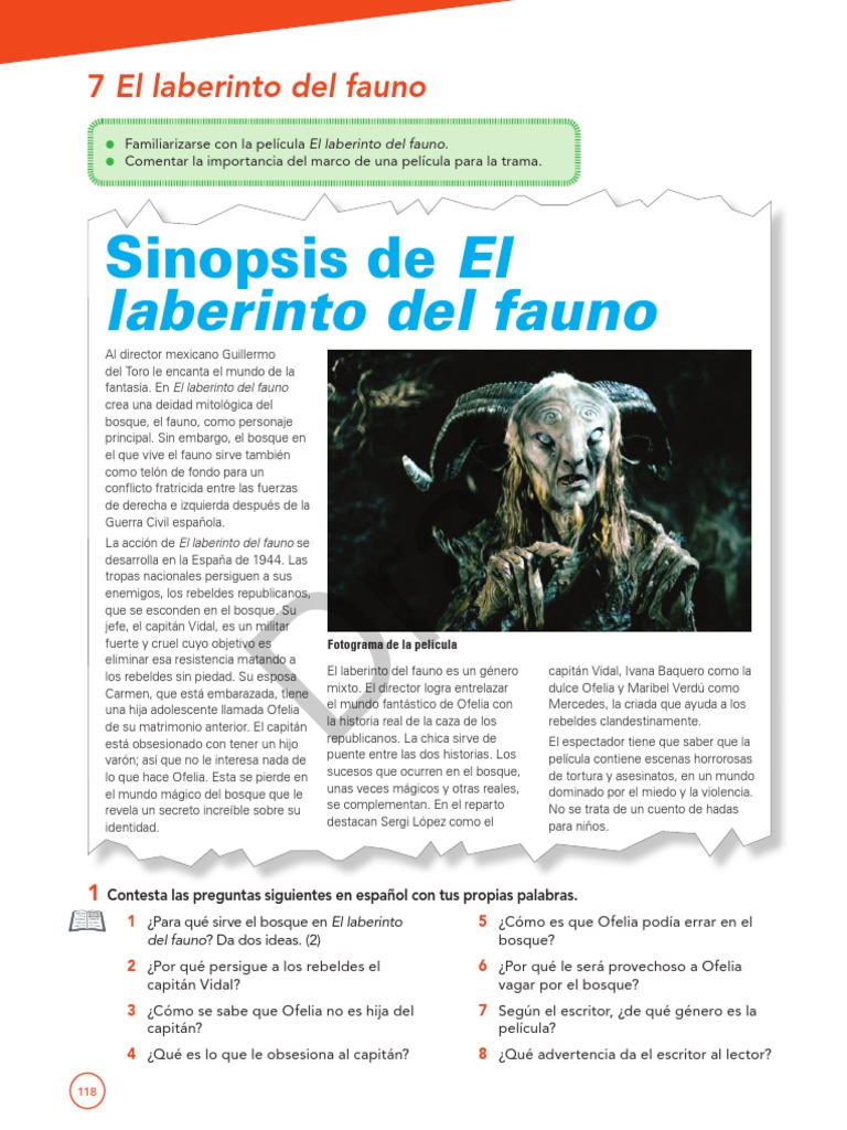 Edexcel El Laberinto Del Fauno | PDF