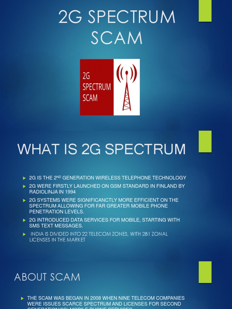 2g Spectrum Scam | PDF | Wireless | Mobile Telecommunications