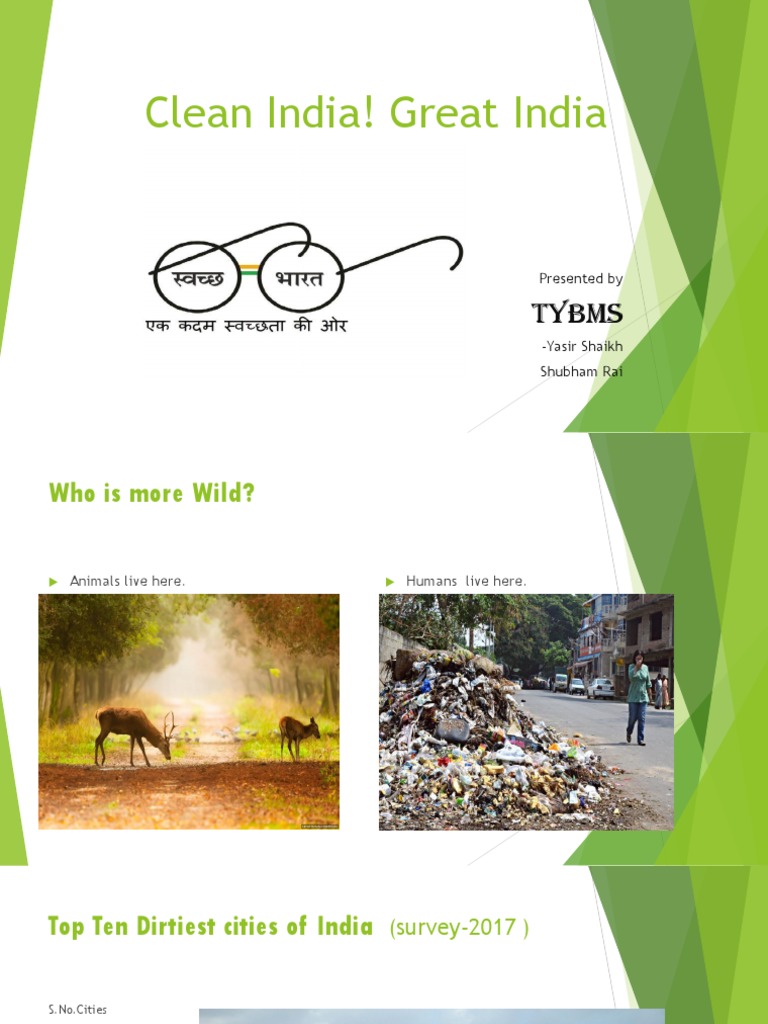 Clean India! Great India | PDF