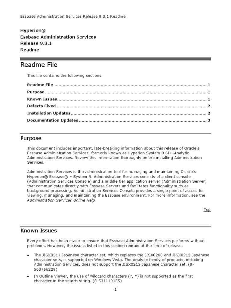 Eas 93100 Readme PDF | PDF | Oracle Database | Web Application