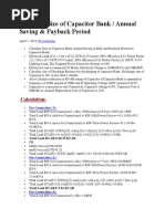 Capacitor Bank Sizing and Calculation Guide | PDF | Capacitor | Metrology