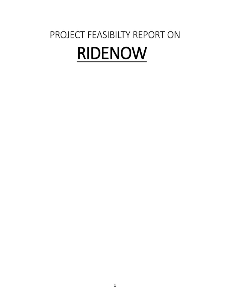 Car Rental Feasibility Study Report | PDF | Survey Methodology | Car Rental