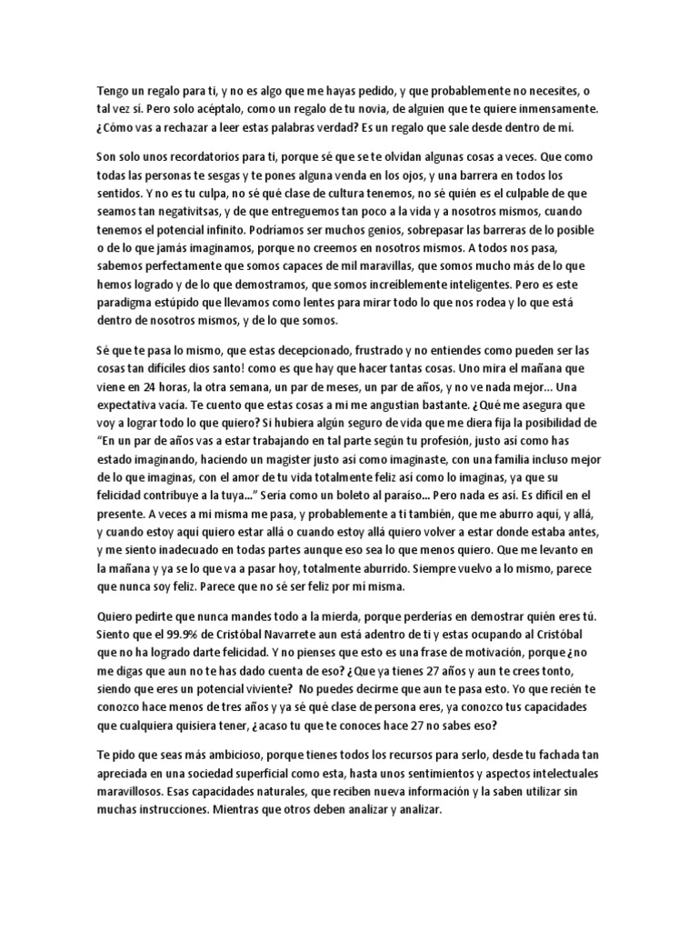 Carta A Cris | PDF