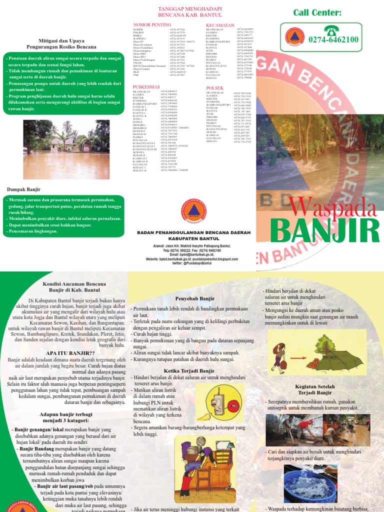 Leaflet Banjir | PDF