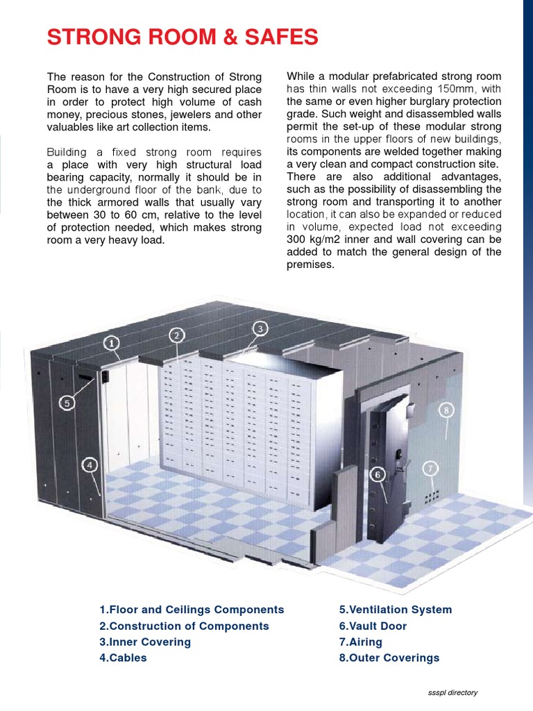 STRONGROOM&SAFES.pdf | Bank Vault | Building Engineering