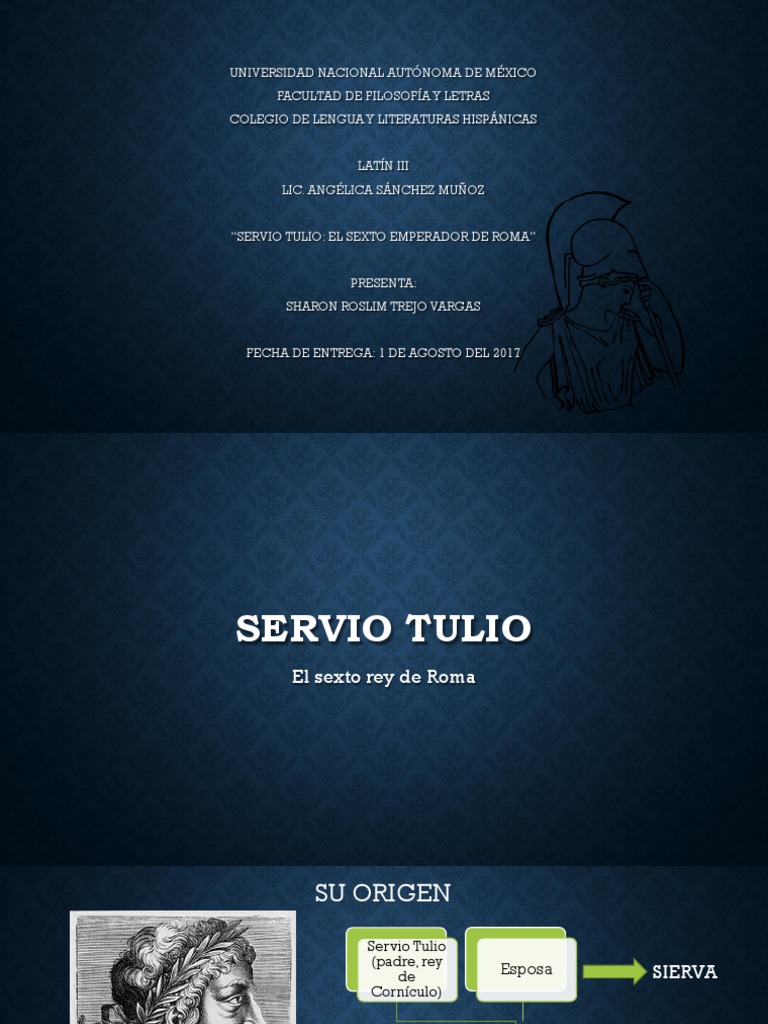 Servio Tulio-El Sexto Emperador de Roma | PDF | Roma antigua | Religión ...