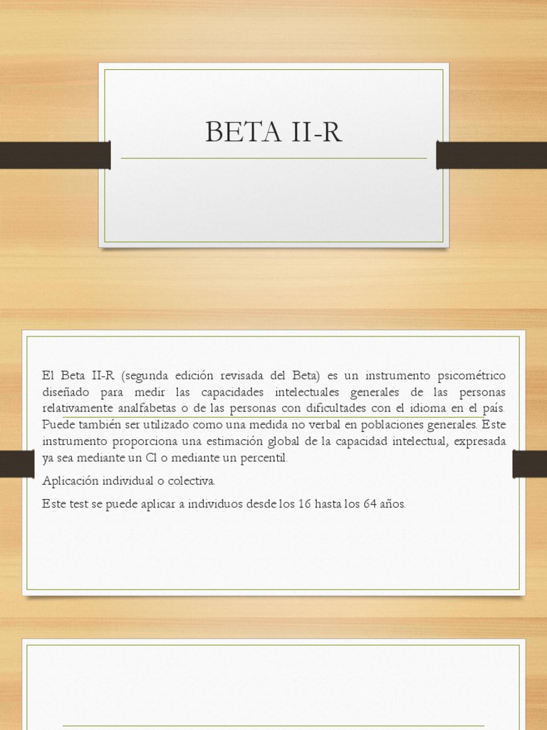 Beta Ii - R | PDF | Lectura (proceso)