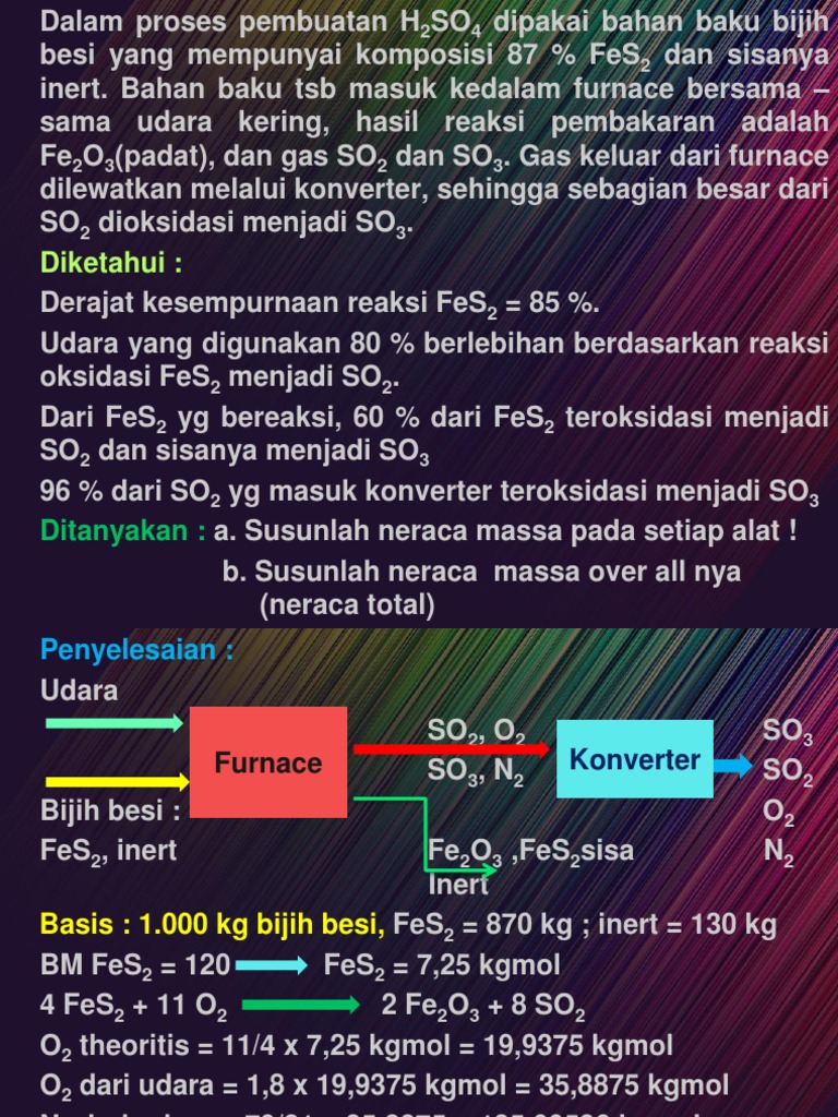 Neraca Massa Dan Energi 05 | PDF | Sains & Matematika