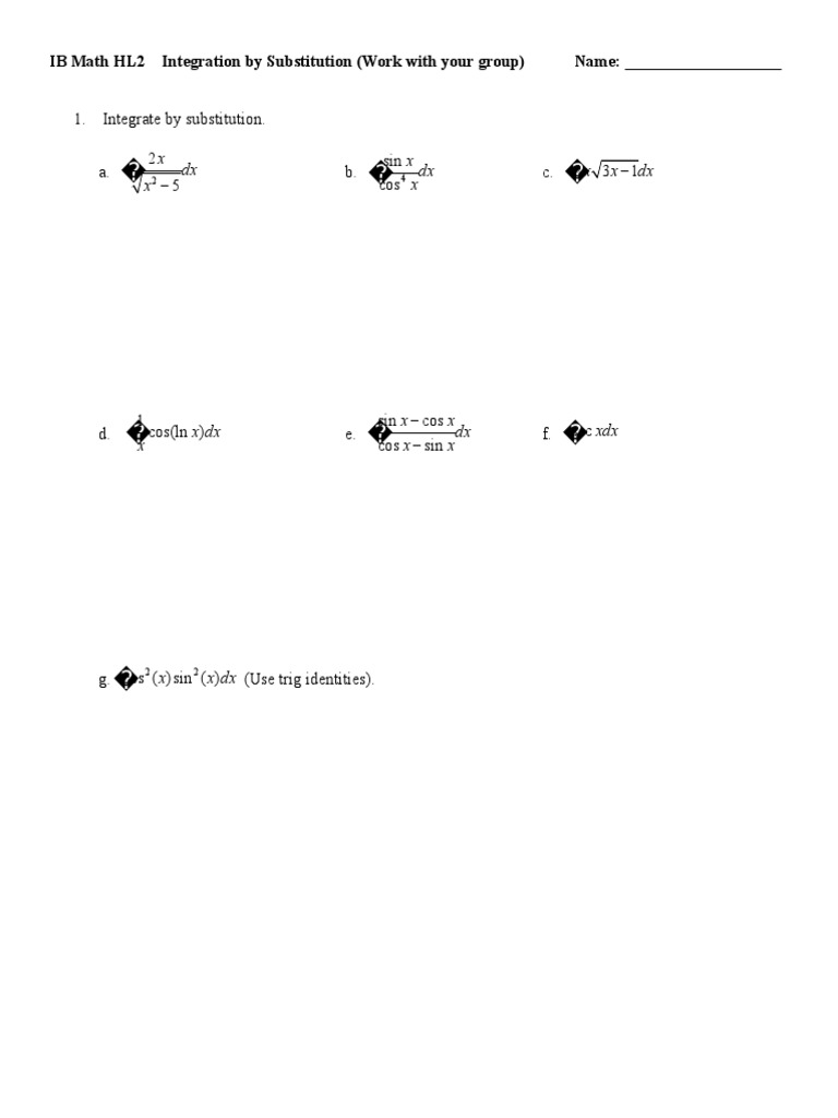 Intergration Review by Sub 2017-2018 | PDF