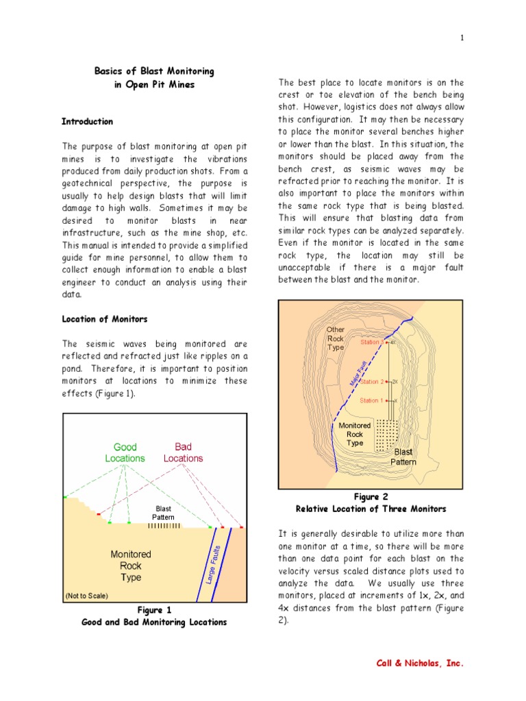 Basics of Blast Monitoring | PDF | Regression Analysis | Euclidean Vector