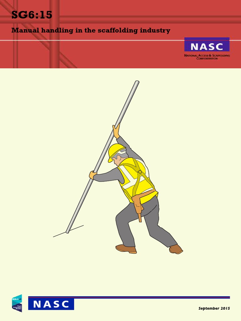 SG6 - 15 Manual Handling in The Scaffolding Industry | PDF