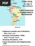 Latin American Independence Timeline | PDF | Latin America | South America