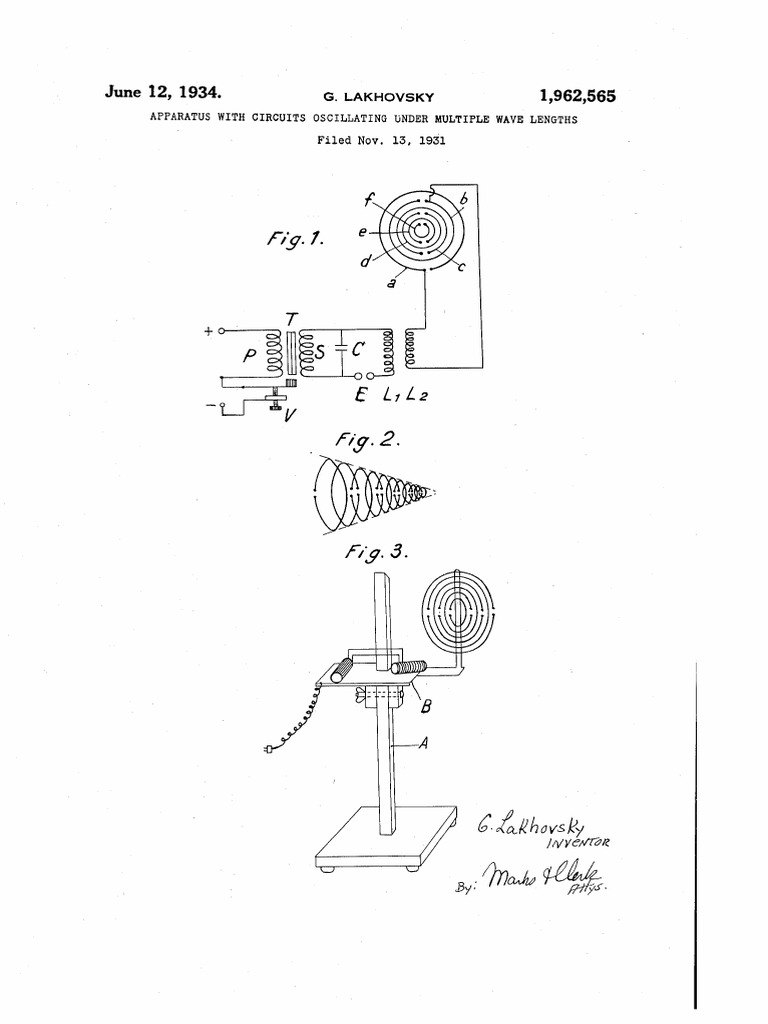Lakhovsky Oscillator Diagram | PDF
