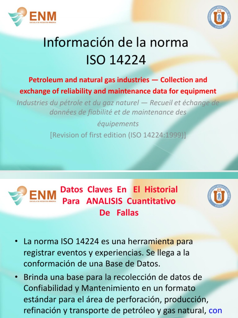 11 Ucn Iso 14224 2014 | PDF | Software | Energía y recursos