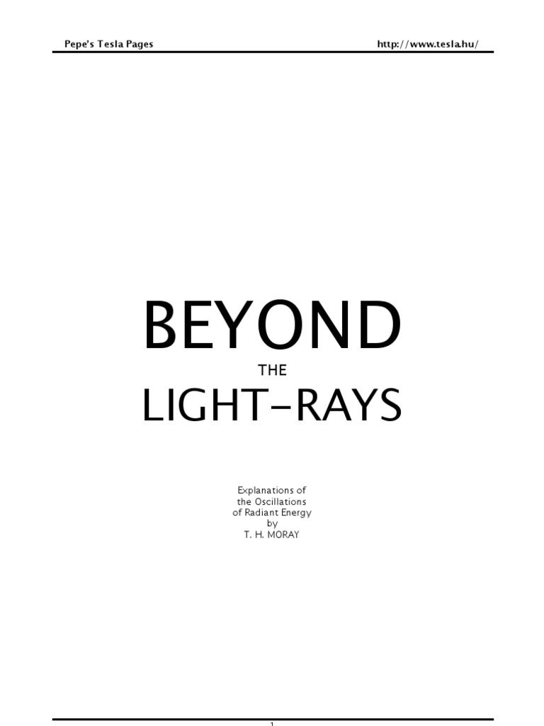 The Sea of Energy by T Henry Moray 1st Ed | PDF