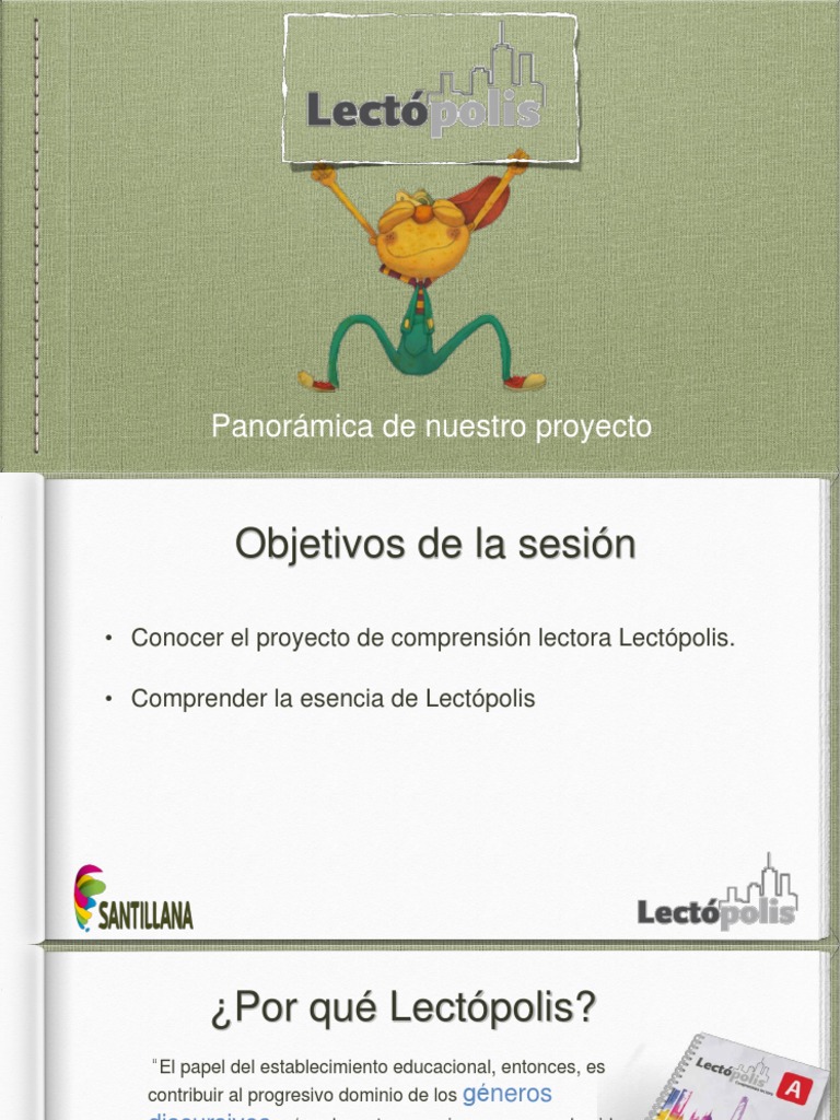 Presentación Lectópolis | Descargar gratis PDF | Lectura (proceso) | Escritura