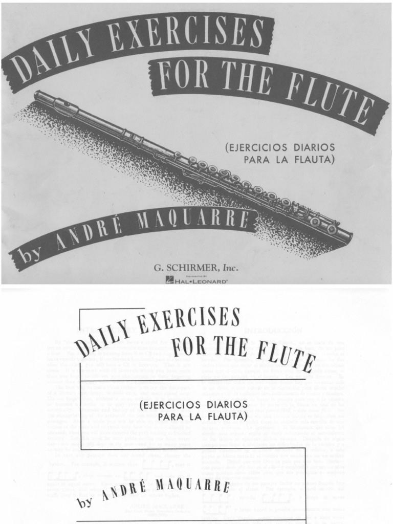 Daily Exercises For The Flute | PDF
