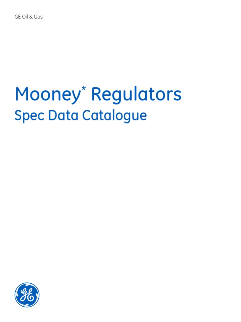 Gea31375 Mooney Regulators Specdata r11 | PDF | Gas Technologies ...