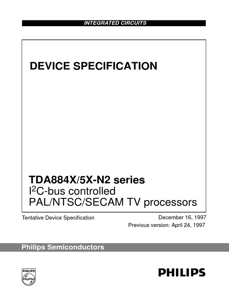 Tda 8841 | PDF | Amplitude | Broadcasting