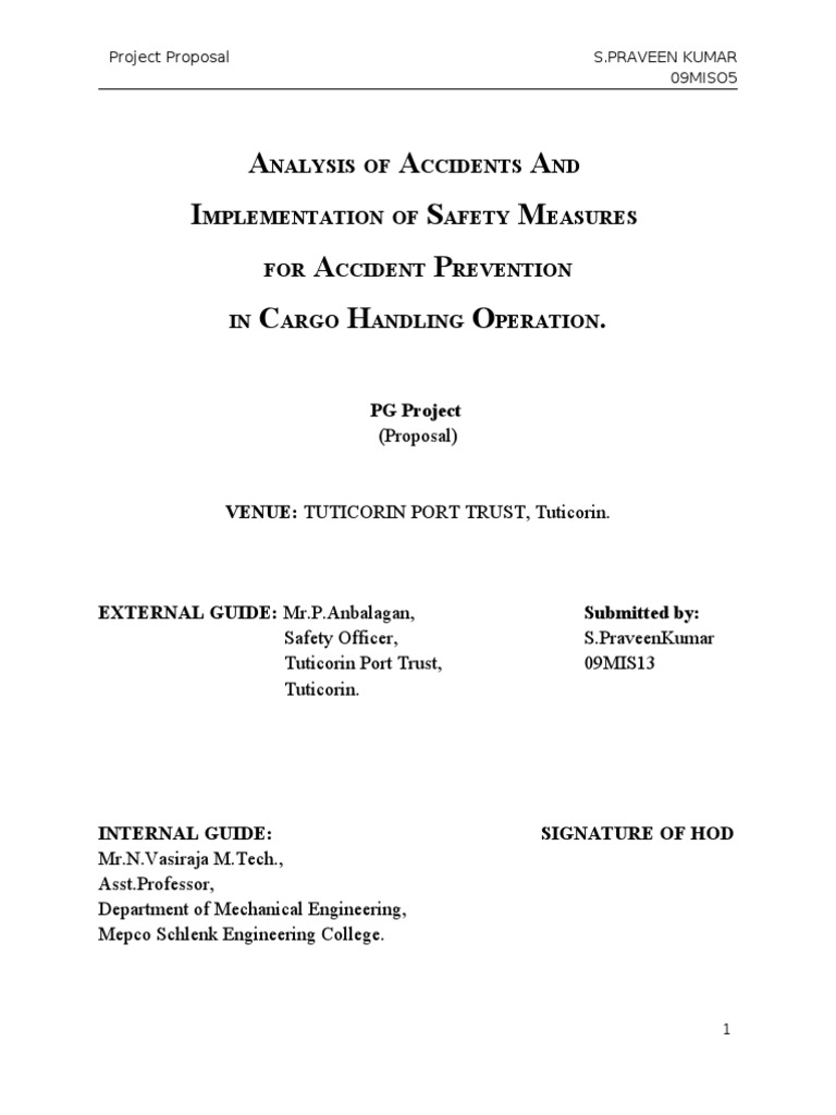 SPK Project Proposal | PDF | Crane (Machine) | Port