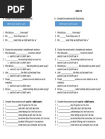 Was Were Exercises + Text | PDF | Hippie | San Francisco