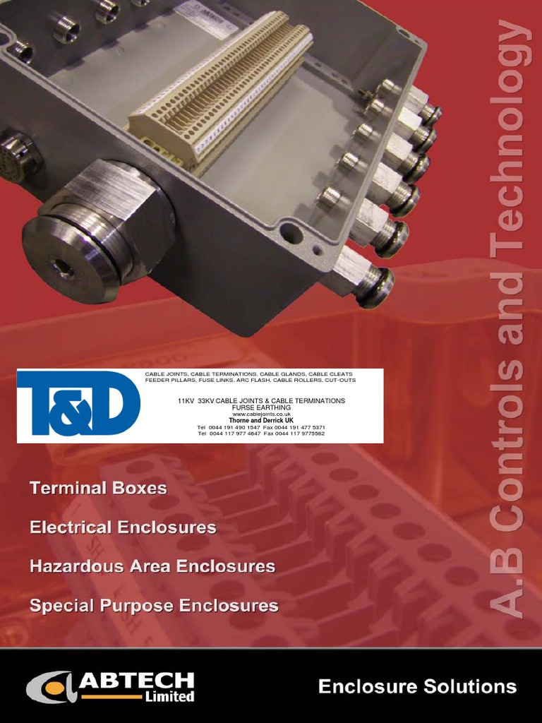 Abtech Electrical Enclosures & Junction Boxes Catalogue | PDF | Quality (Business) | Industries