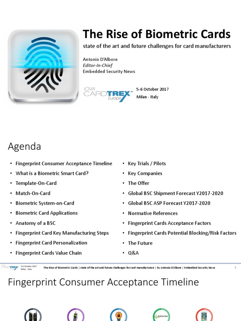 The Rise of Biometric Cards | PDF | Biometrics | Smart Card