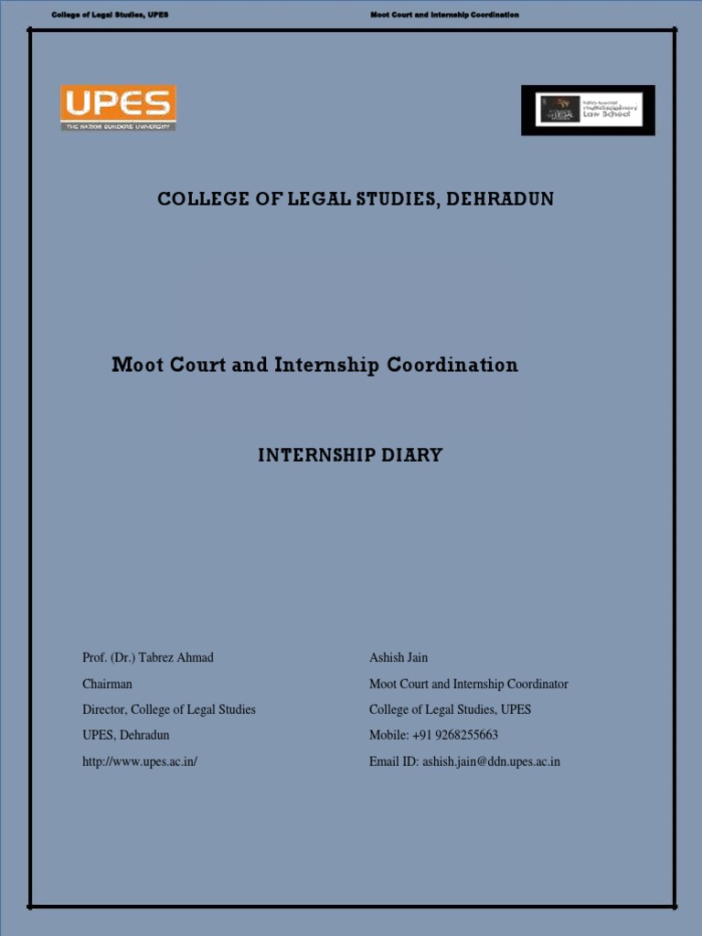 Internship Diary Final PDF | PDF | Legal Organizations | Government ...